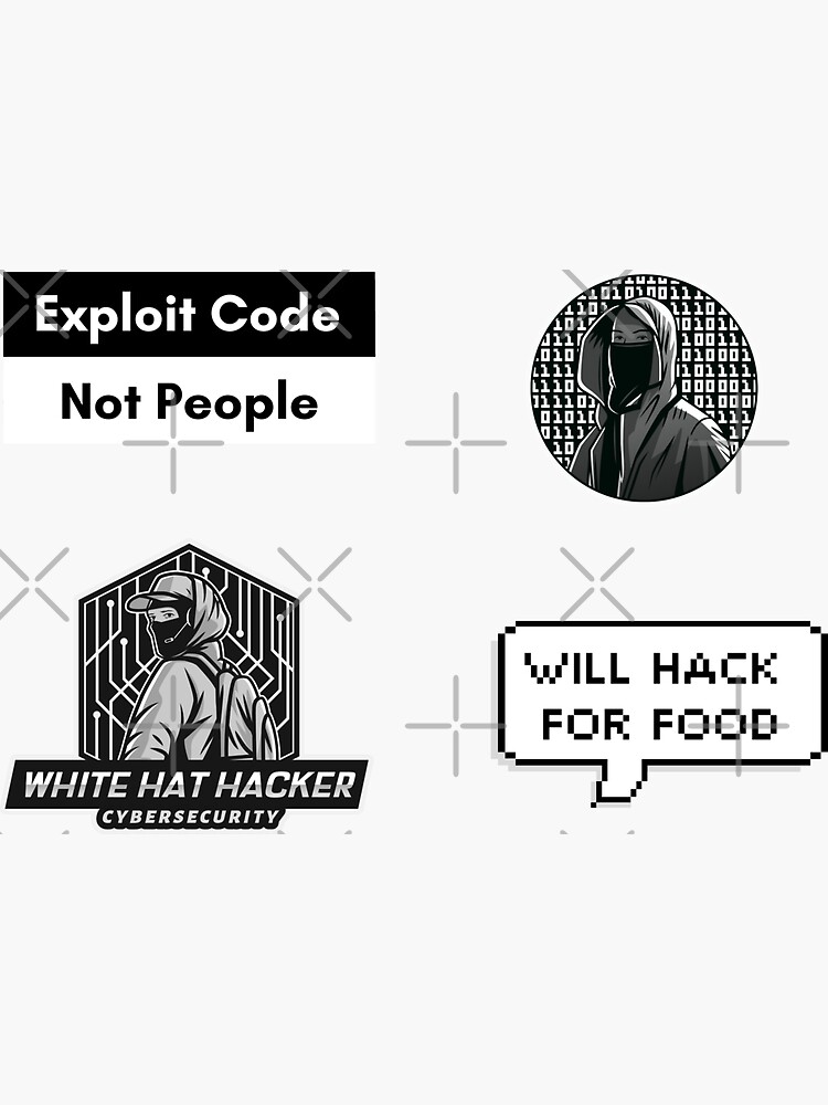"Hacker Sticker Pack" Sticker for Sale by leo-jess | Redbubble