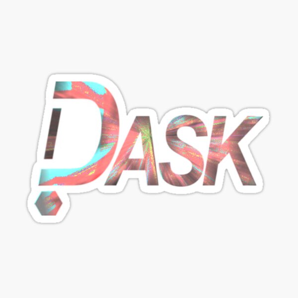 Pegatina «Logotipo de Dask» de Rayman666 | Redbubble