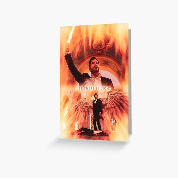 "Lucifer - Let There Be Light" Greeting Card for Sale by Kristin1228 ...
