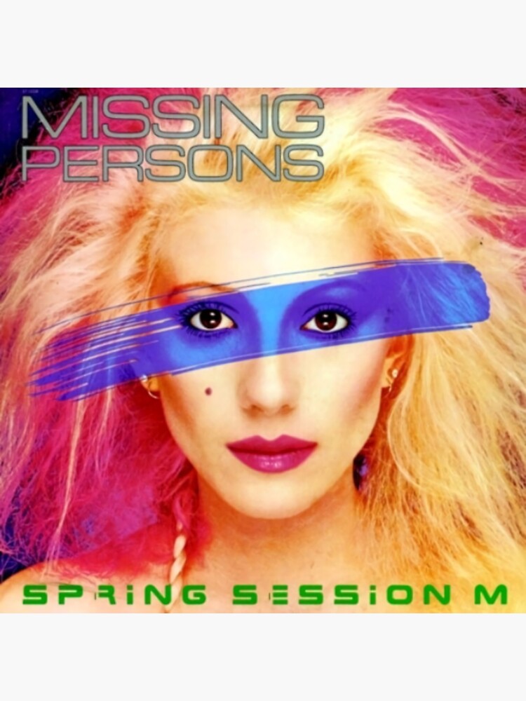 "Spring Session M Album Music Missing Persons" Sticker for Sale by ...