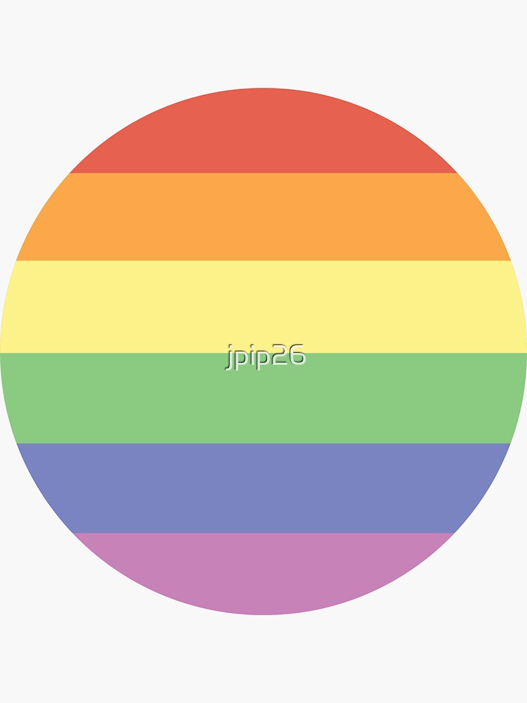"Pride Flag Round" Sticker for Sale by jpip26 | Redbubble