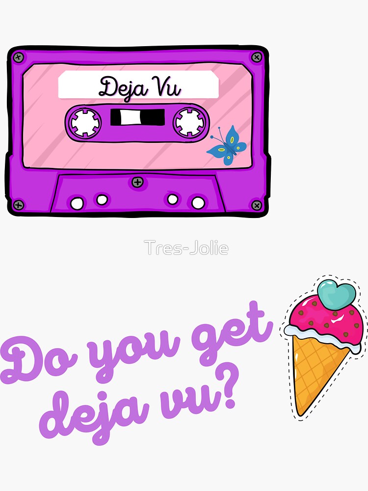 "Deja vu olivia rodrigo" Sticker for Sale by Tres-Jolie | Redbubble