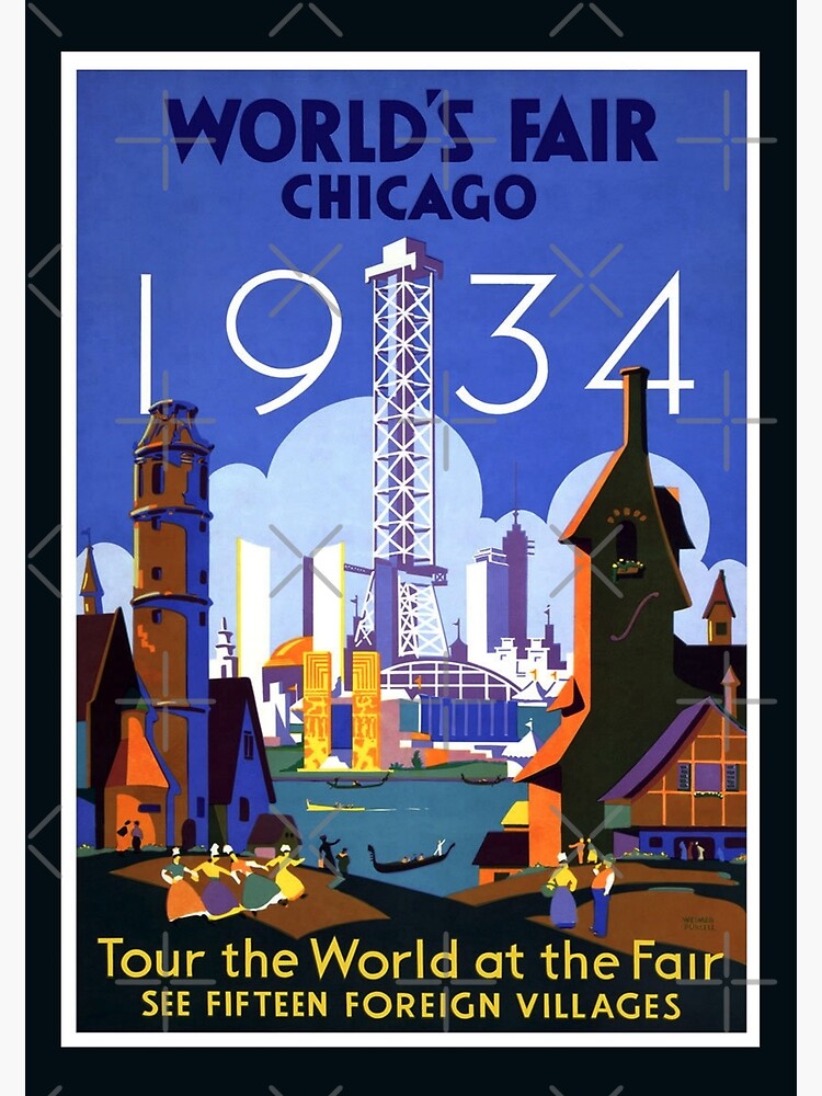 Póster «Feria Mundial de Chicago 1934 - Reproducción de póster de ...