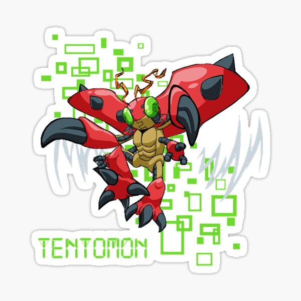 "Tentomon " Sticker for Sale by Upton2002 | Redbubble