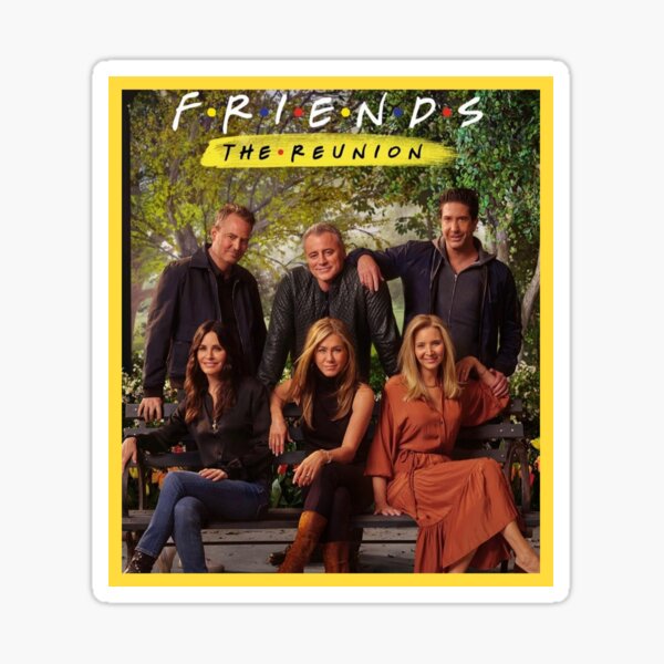 "Friends The Reunion" Sticker for Sale by StockAnime | Redbubble