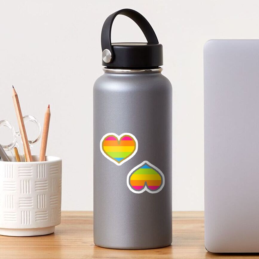 "Panflux Pride Heart" Sticker for Sale by Roxzania | Redbubble