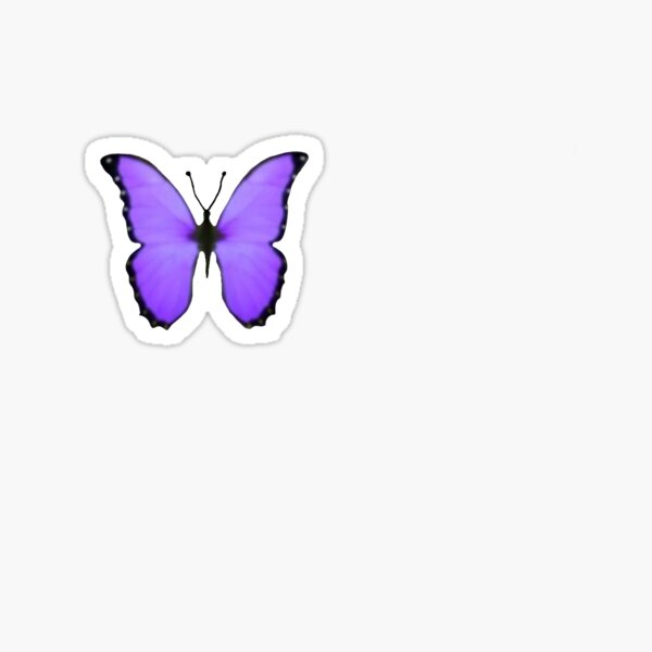 "Purple Aesthetic Butterfly " Sticker for Sale by doubleG2 | Redbubble
