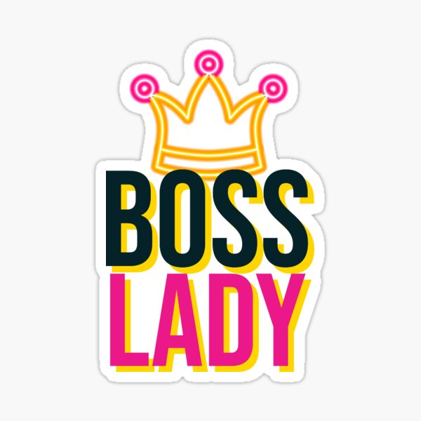 "Boss Lady" Sticker for Sale by niesheys | Redbubble