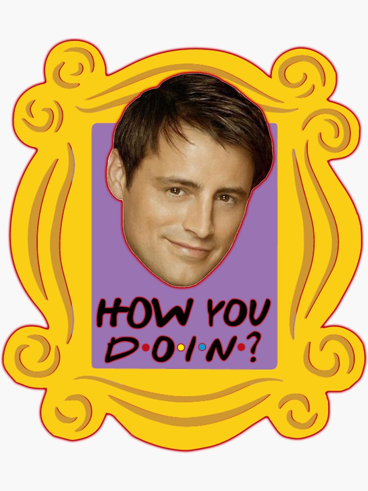 "Joe Friends " Sticker by RAKAN8 | Redbubble