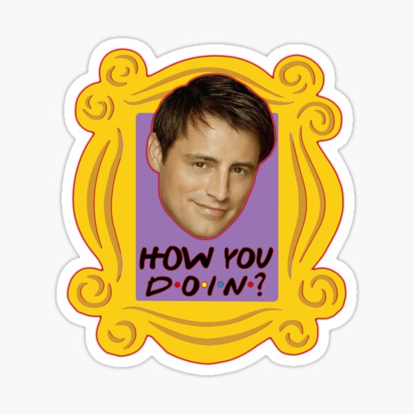 "Joe Friends " Sticker by RAKAN8 | Redbubble