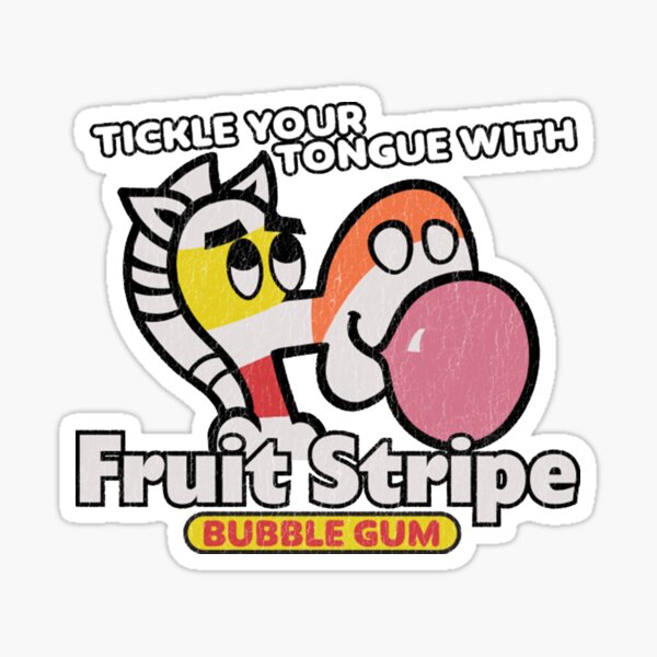 "Fruit Stripe Gum" Sticker for Sale by ayzoi12 | Redbubble