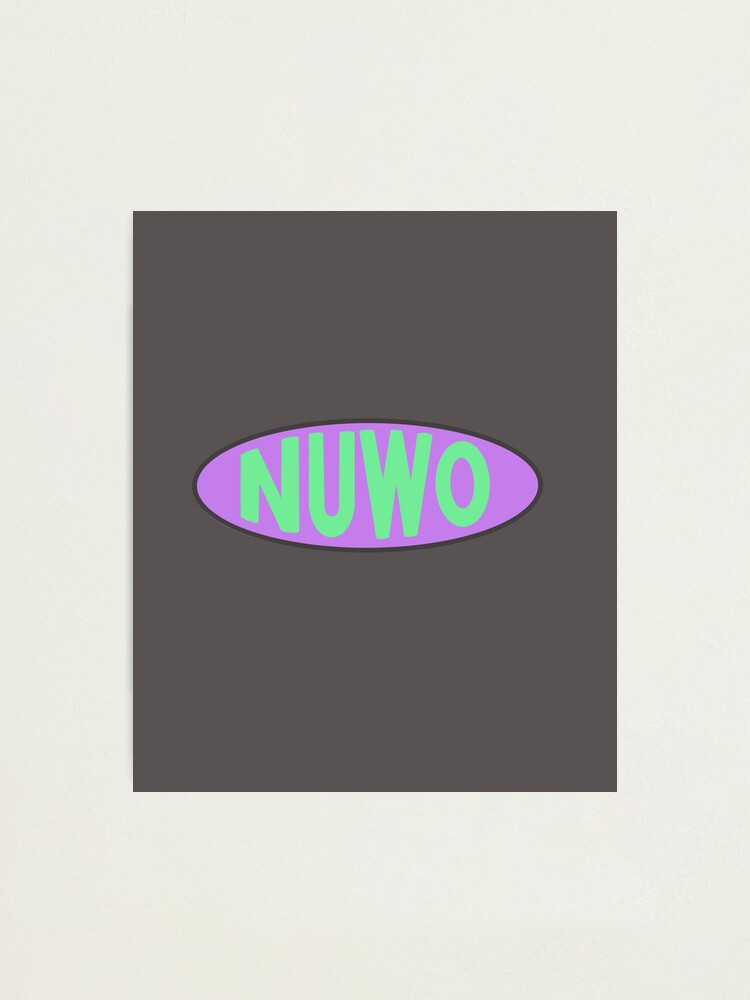 " NUWO logo Brent Faiyaz" Photographic Print for Sale by ICOAHEnding ...