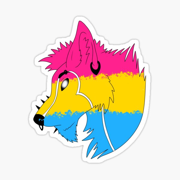 "Punk Pan Hybrid" Sticker by HybridNo1 | Redbubble