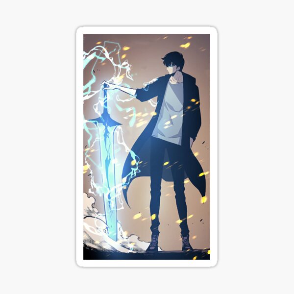 "solo leveling " Sticker by NicoleHolbrook | Redbubble