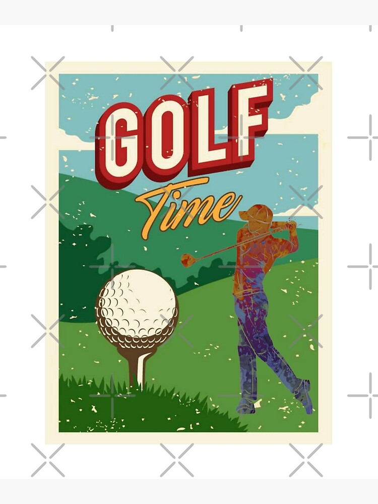 "Golf Time | Funny Golf Lovers " Poster by Tema01 | Redbubble