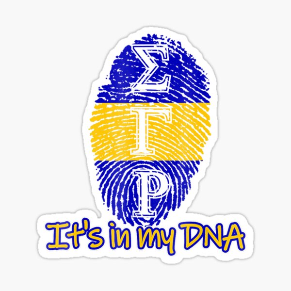 "Sigma Gamma SGRho Rho DNA Shirt Sorority Gift Paraphernalia" Sticker ...