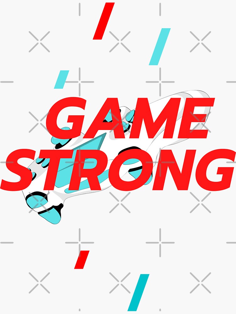 "Game Strong Gamer Collection " Sticker by chynabsweets | Redbubble