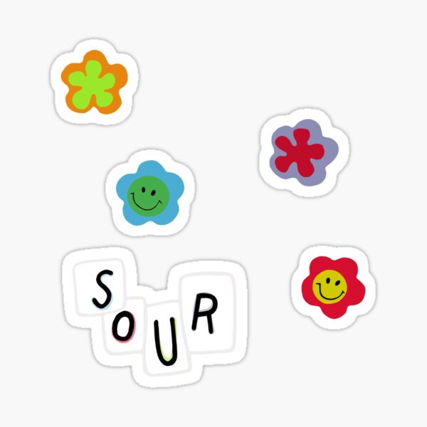 "Olivia Rodrigo ‘sour’ pack" Sticker by Chas97 | Redbubble