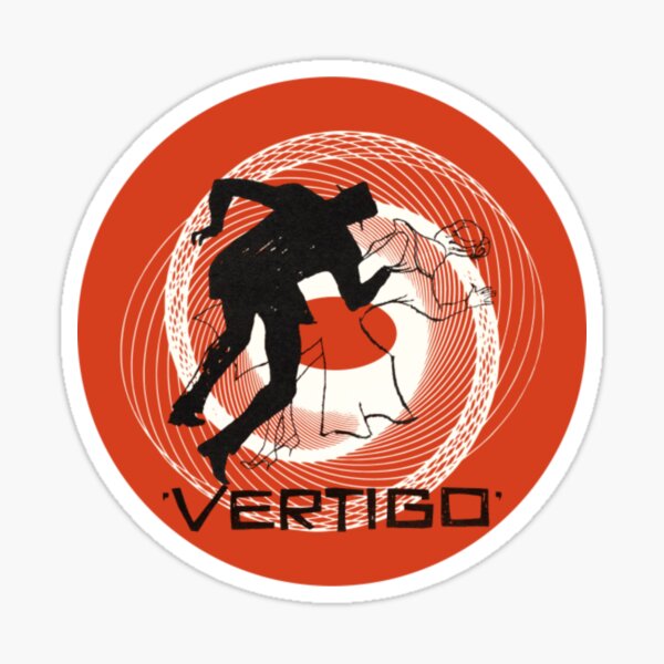 "Hitchcock T-ShirtHitchcock's Vertigo" Sticker for Sale by NunNun ...
