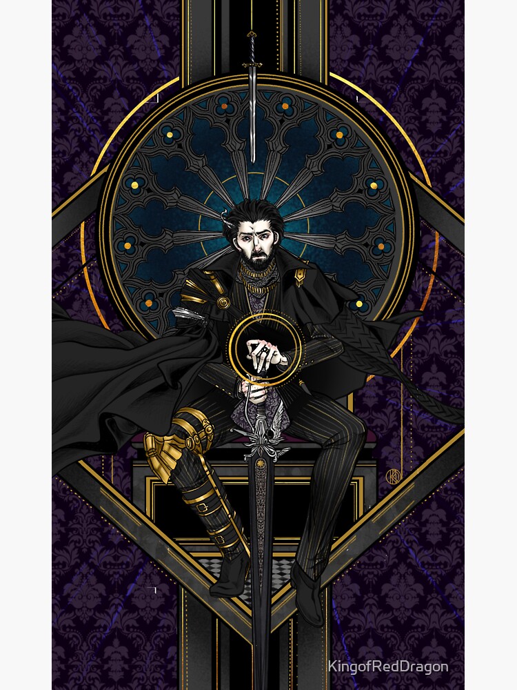 "The Emperor" Sticker for Sale by KingofRedDragon | Redbubble