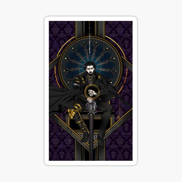 "The Emperor" Sticker for Sale by KingofRedDragon | Redbubble