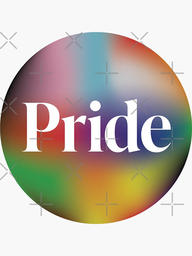 "Progress Pride Gradient Design" Sticker for Sale by ImTy | Redbubble