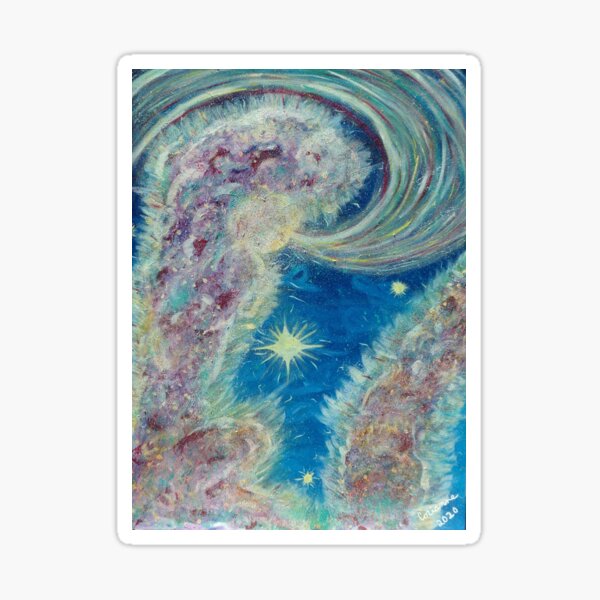 "Nebula" Sticker by Corianne2e | Redbubble
