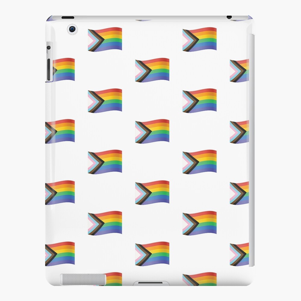 Progress Pride Flag Emoji Ipad Case And Skin By Imty Redbubble