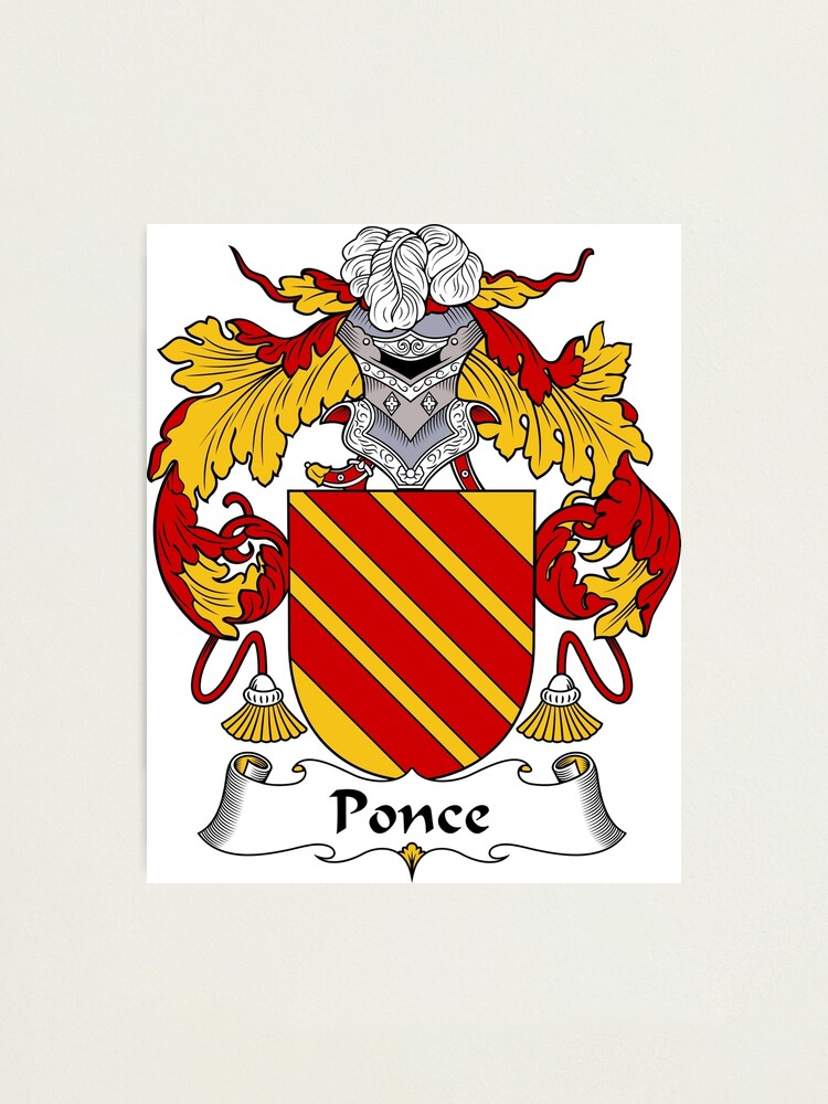 Lámina fotográfica for Sale con la obra «Escudo de armas Ponce / Escudo ...