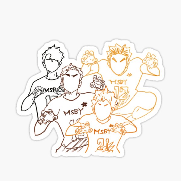 "msby black jackals " Sticker for Sale by msby-simp-222 | Redbubble