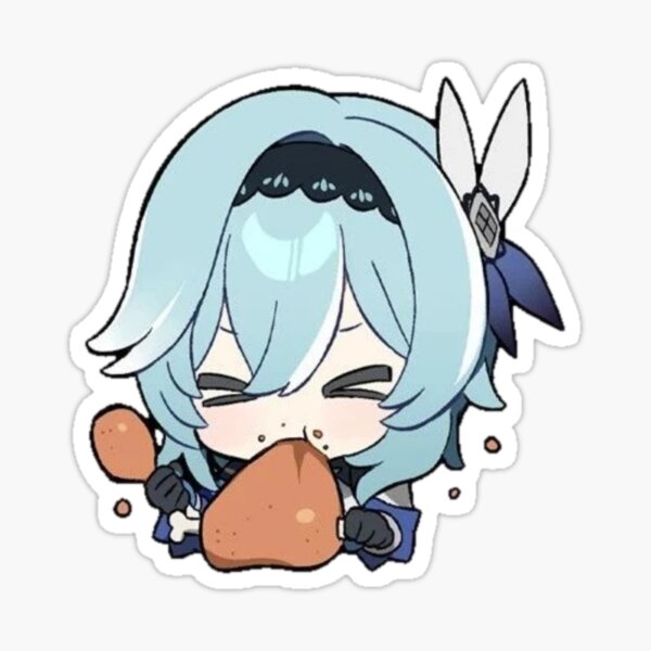"Child Chibi Beautiful Eula - Genshin Impact" Sticker for Sale by ...