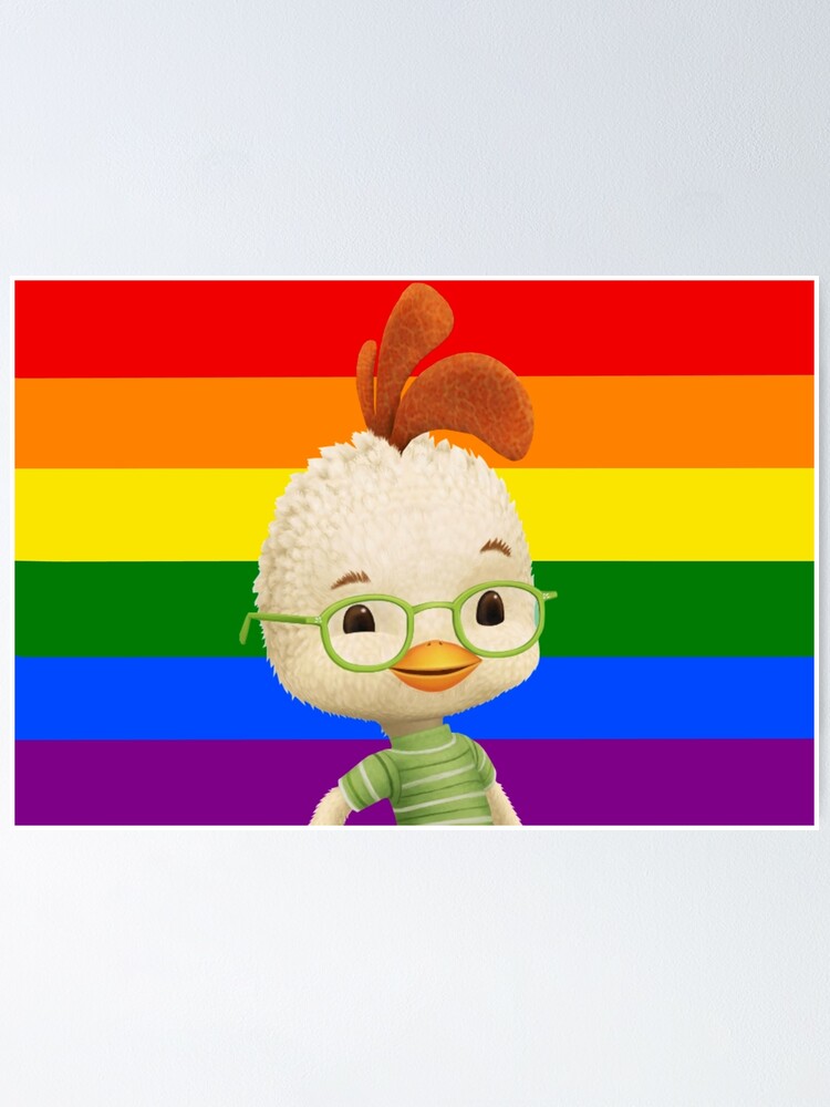 "Gay Pride - Chicken Little" Poster for Sale by onisam | Redbubble