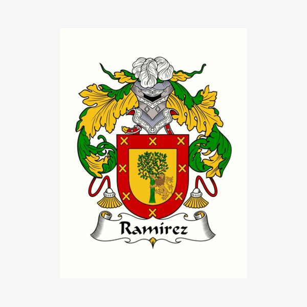 "Ramirez Coat of Arms / Ramirez Family Crest" Art Print for Sale by ...