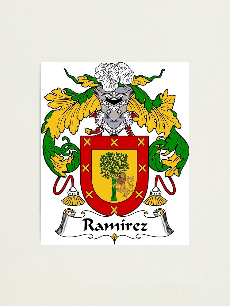 Lámina fotográfica for Sale con la obra «Escudo de armas Ramirez ...