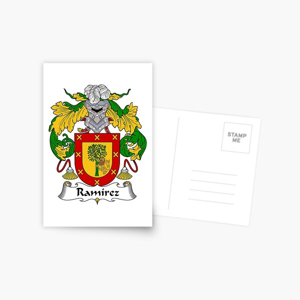 "Ramirez Coat of Arms / Ramirez Family Crest" Postcard for Sale by ...