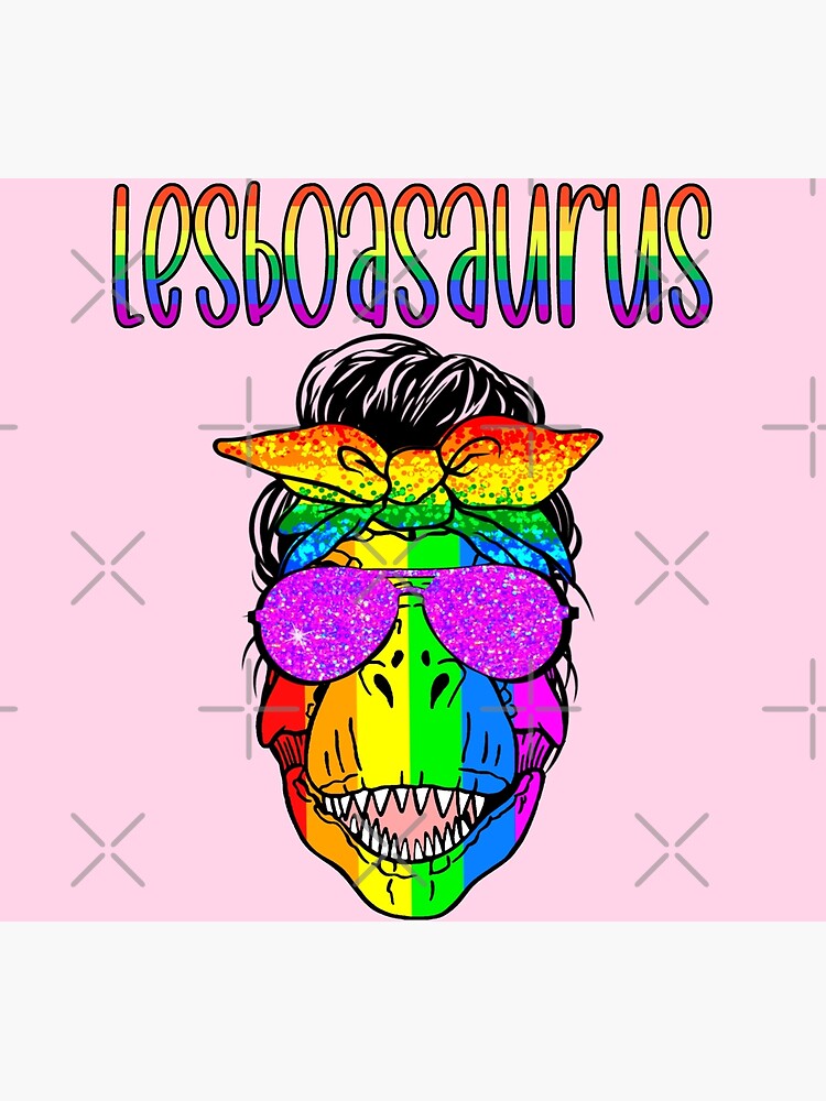 Lámina fotográfica «Lesboasaurus dinosaurio mes del orgullo Lgbt gay ...