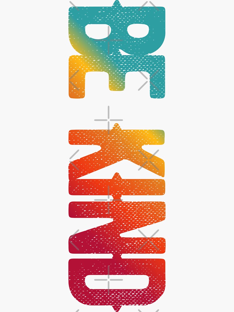 "Vintage Be Kind Font Style" Sticker for Sale by KavFab | Redbubble