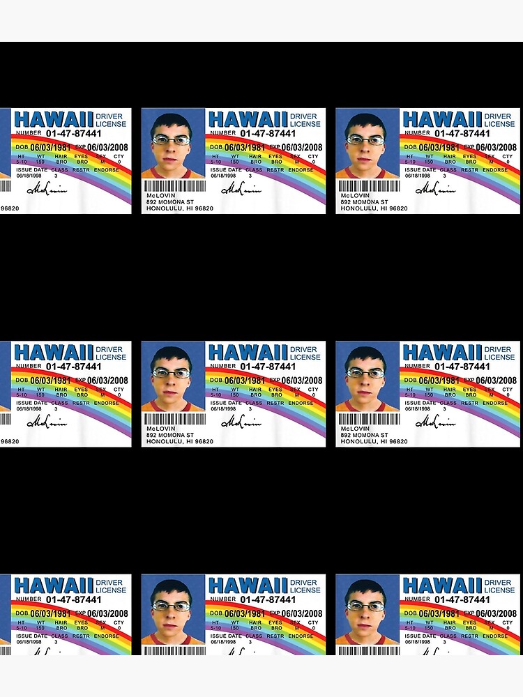 "McLovin Drivers" Backpack for Sale by musgroveart | Redbubble