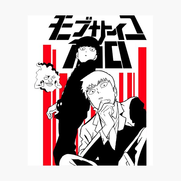 "Shigeo Reigen Dimple Mob Psycho 100 T-ShirtShigeo and Reigen with ...