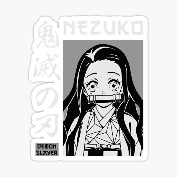 "Nezuko Kamado " Sticker by LongleyR | Redbubble
