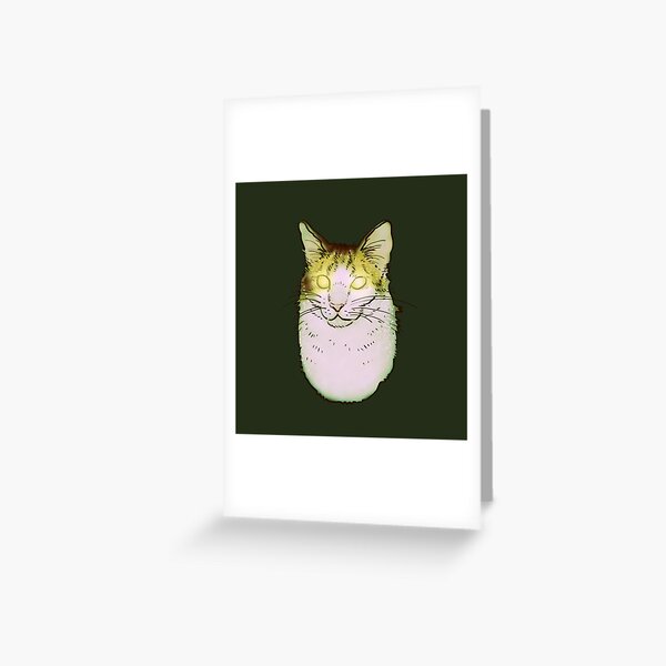 "I draw glowing eyes hover cat / extremely cursed cryptid meme ...