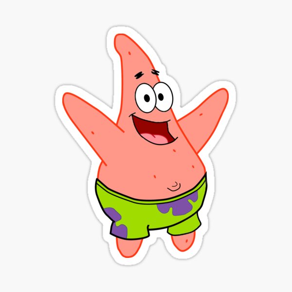 "spongebob, patrick" Sticker by Fatkulin-A | Redbubble