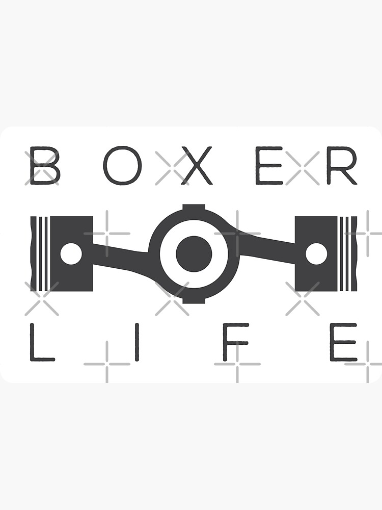 "Boxer Life" Sticker for Sale by ApexFibers | Redbubble