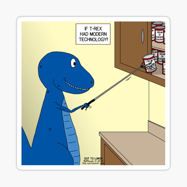 "T-Rex Tools" Sticker for Sale by OutToLunch | Redbubble