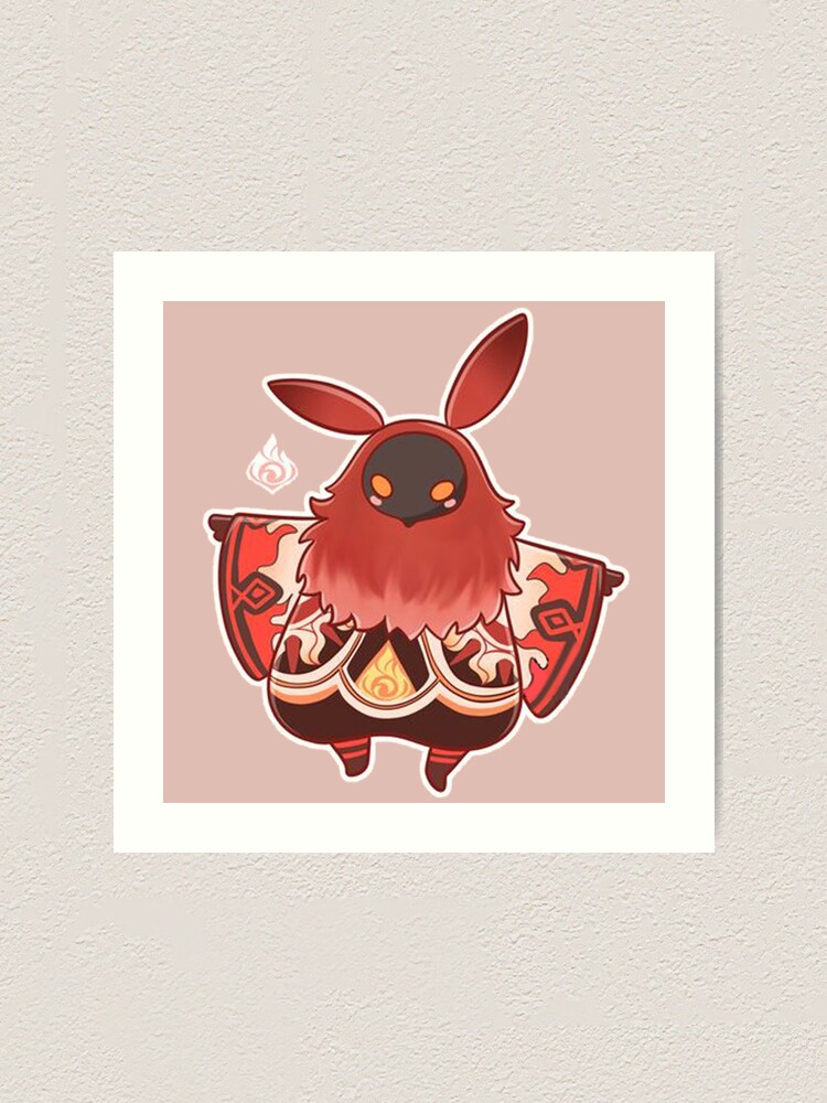 "Genshin Impat Chibi Pyro Abyss Mage" Art Print for Sale by ...