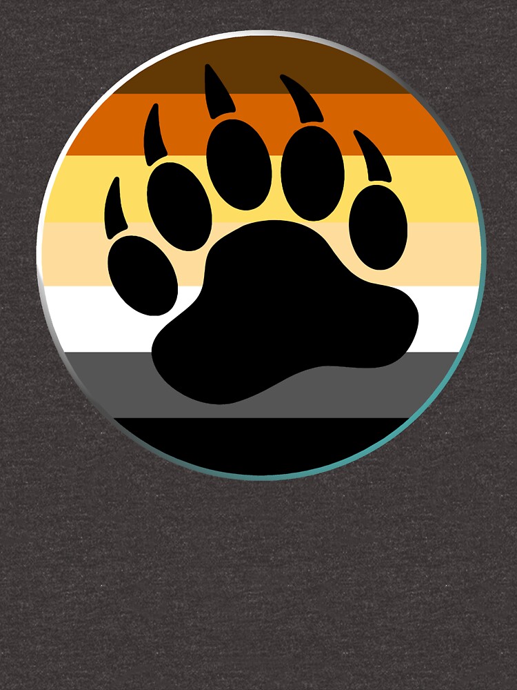 "Bear Pride Flag Bear Claw Circle" T-shirt by bigbadbear | Redbubble