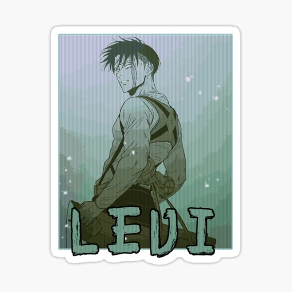 "Levi Ackerman" Sticker by amadvelodia | Redbubble