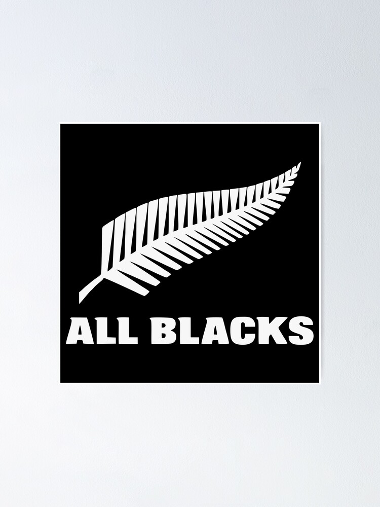 "Best Selling All Blacks Rugby" Poster by kanjaya | Redbubble