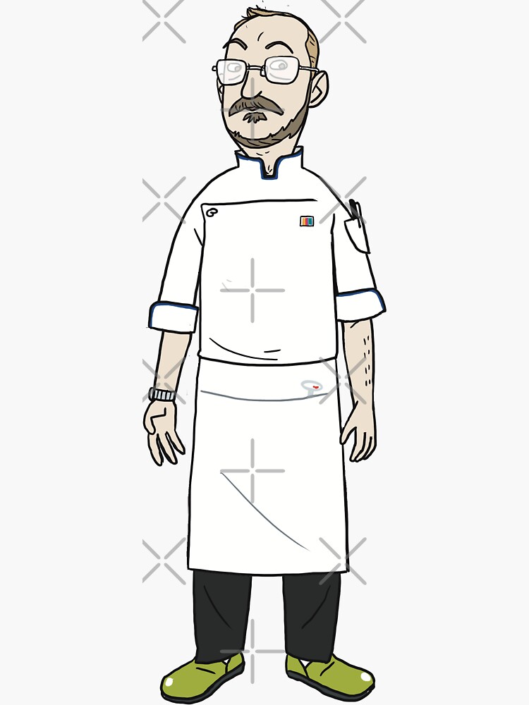 "Uncle Jerry." Sticker for Sale by millerdrawings | Redbubble