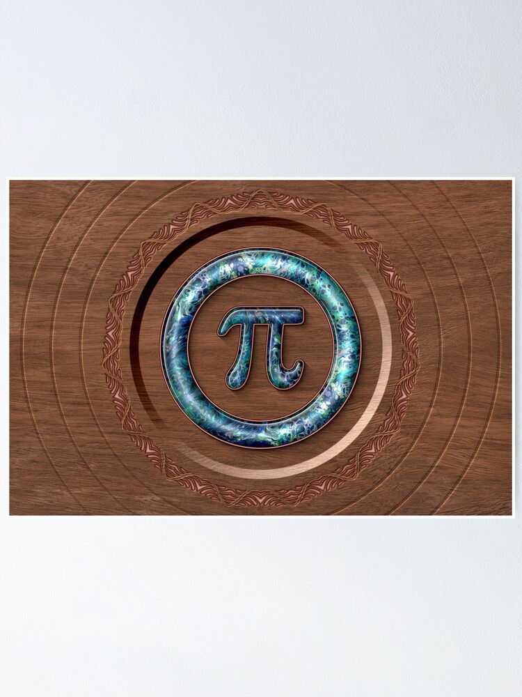 "Pi: maths symbol" Poster for Sale by kerravonsen | Redbubble